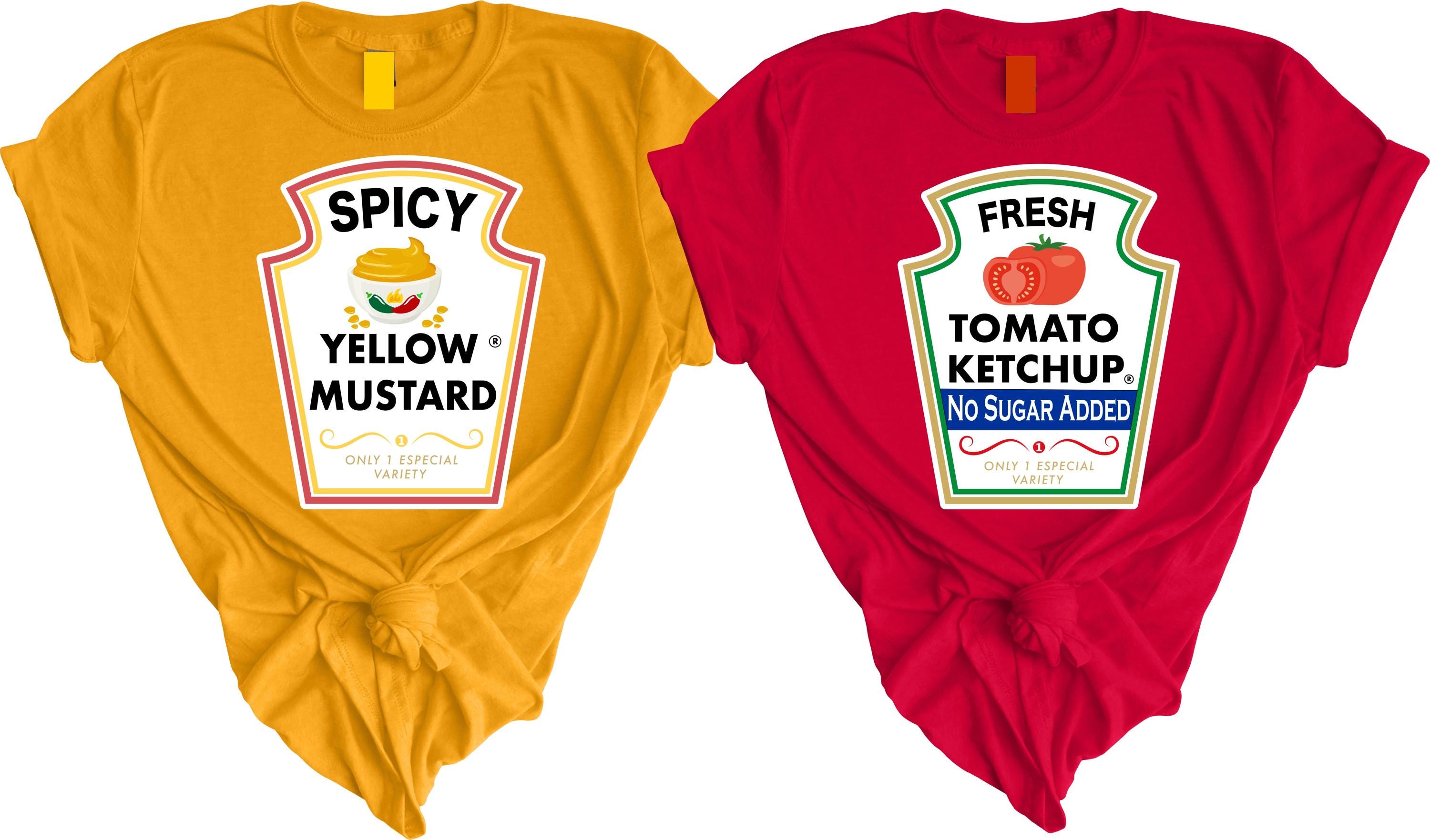 Group Condiments Shirts | Matching Condiment Halloween Costume Party ...