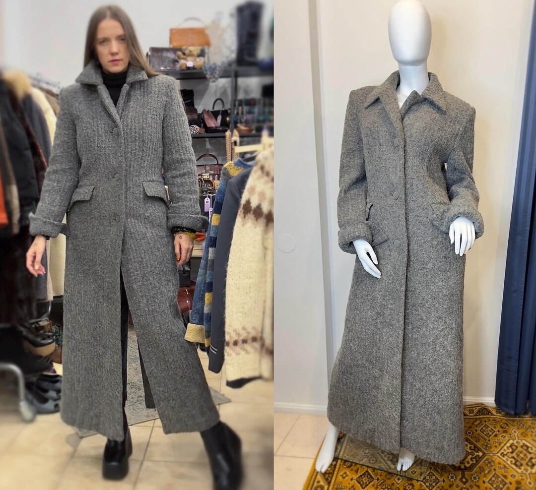 Stylish Late 1990s Soviet Matrix Style Long Bespoke Warm Coat 1930s ...