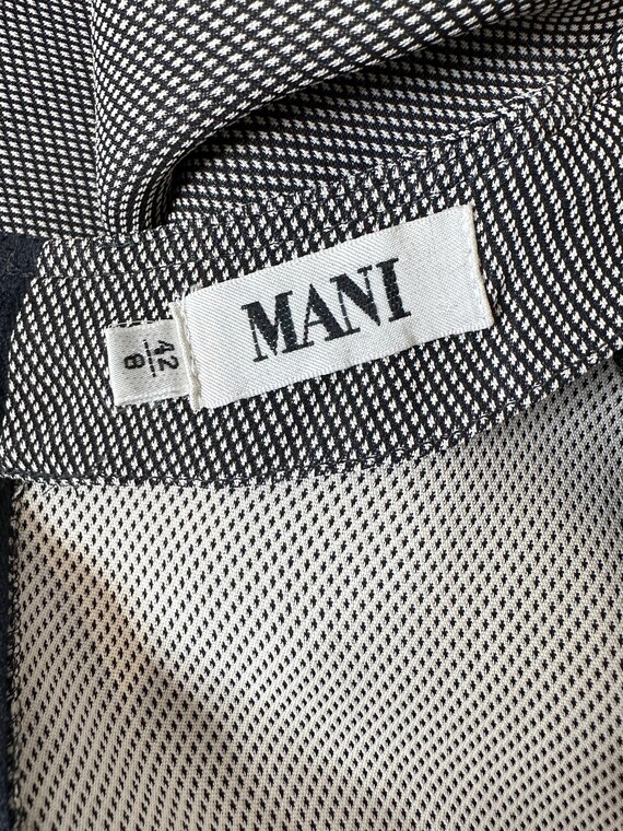 Vintage MANI By Giorgio Armani Diamond Pattern Viscos… - Gem