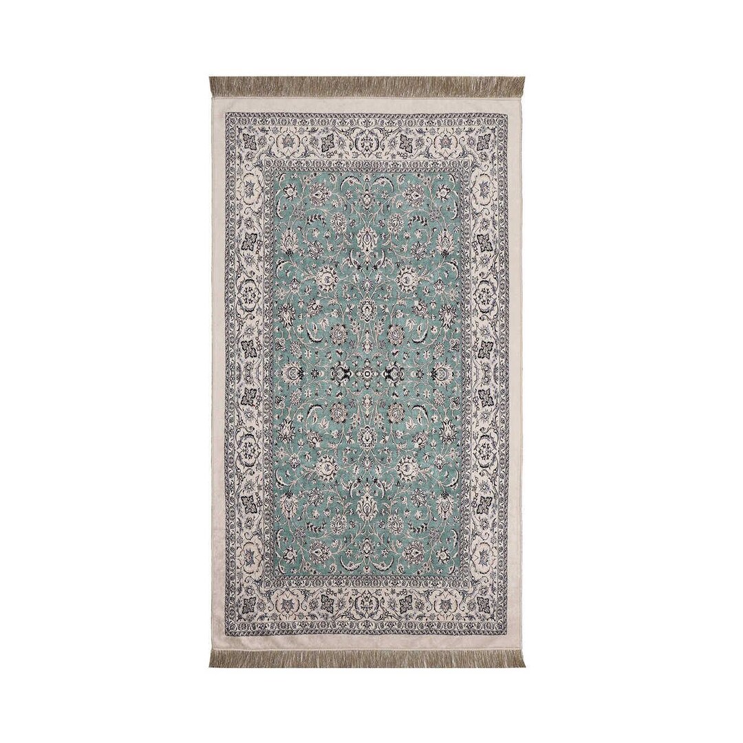 Muslim Prayer Rug Turkish Velvet Islamic Praying Mat for Men, Women ...