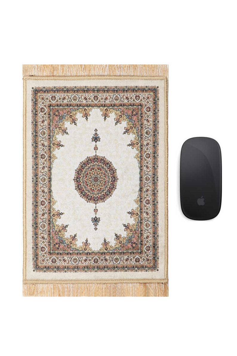 Velvet Rug Mouse Pad Bohemian Style Design Woven Rug Mousepad Carpet ...