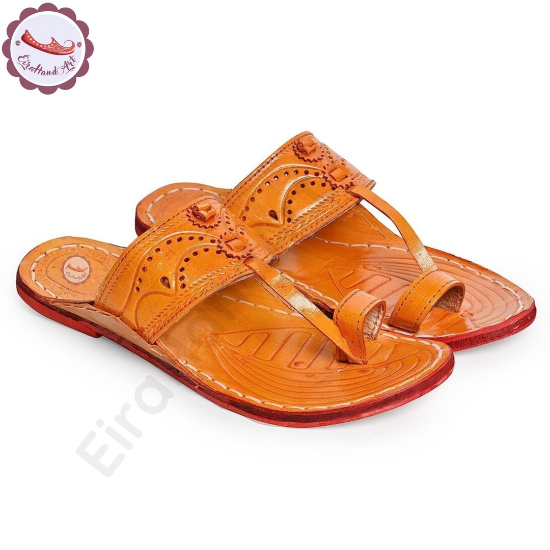 Men's Kolhapuri Chappals Hardcrafted Stylish, Ethinicwear & Dailywear ...