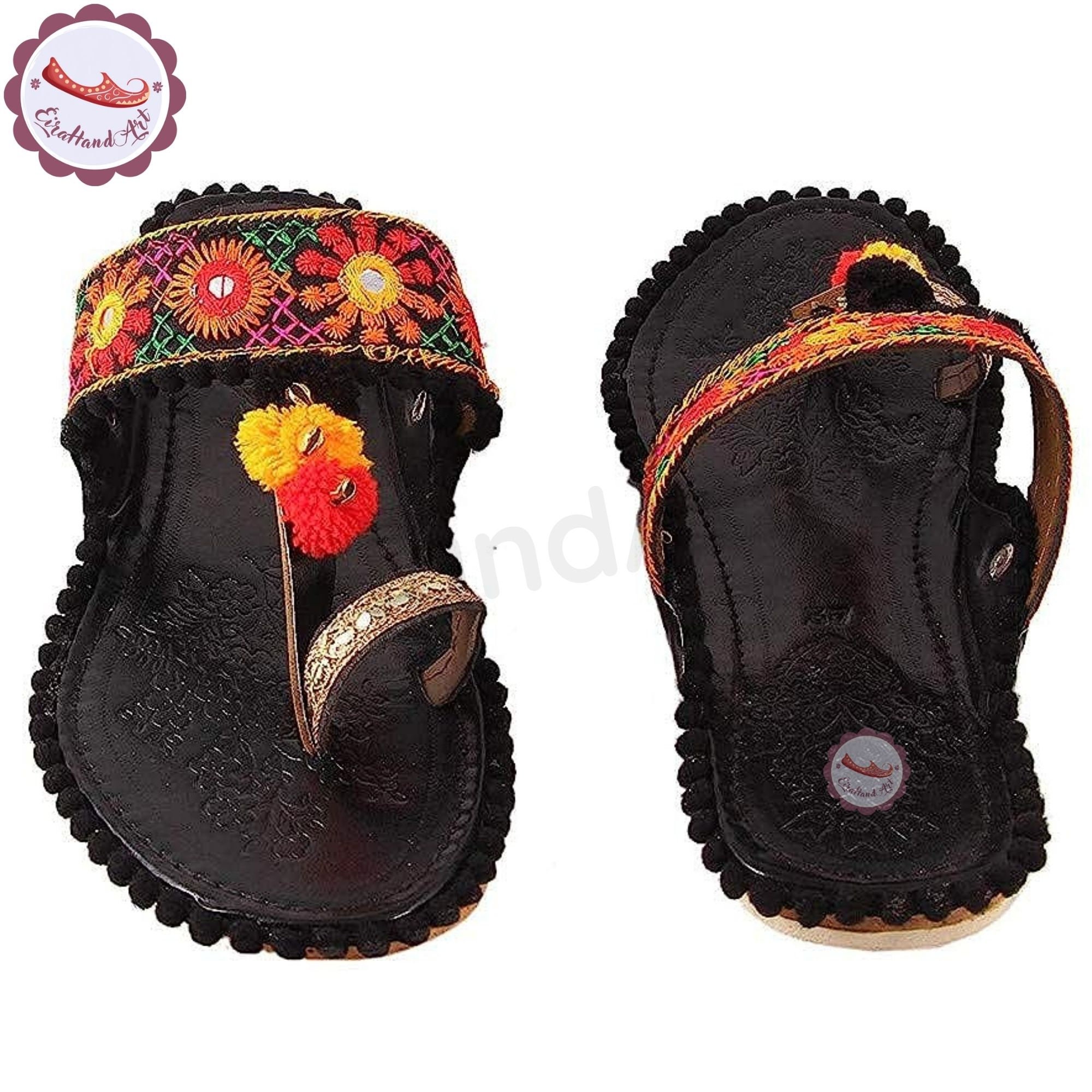 Rajasthani Jaipuri Kolhapuri Ethnic Jutti for Women, Womens Girls ...