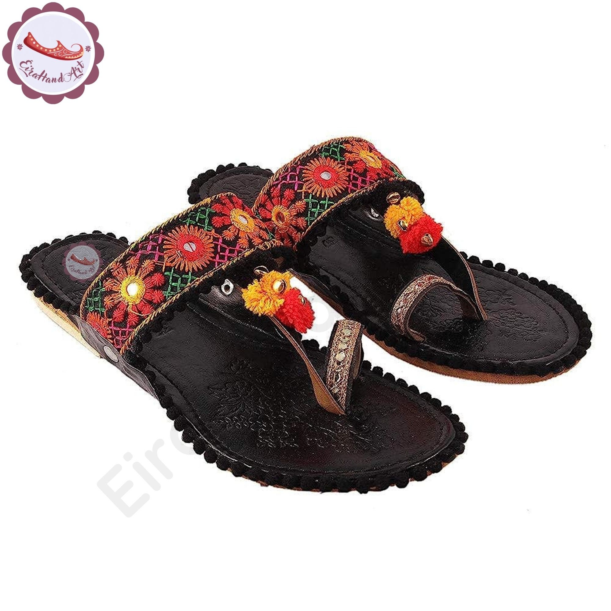 Rajasthani Jaipuri Kolhapuri Ethnic Jutti for Women, Womens Girls ...