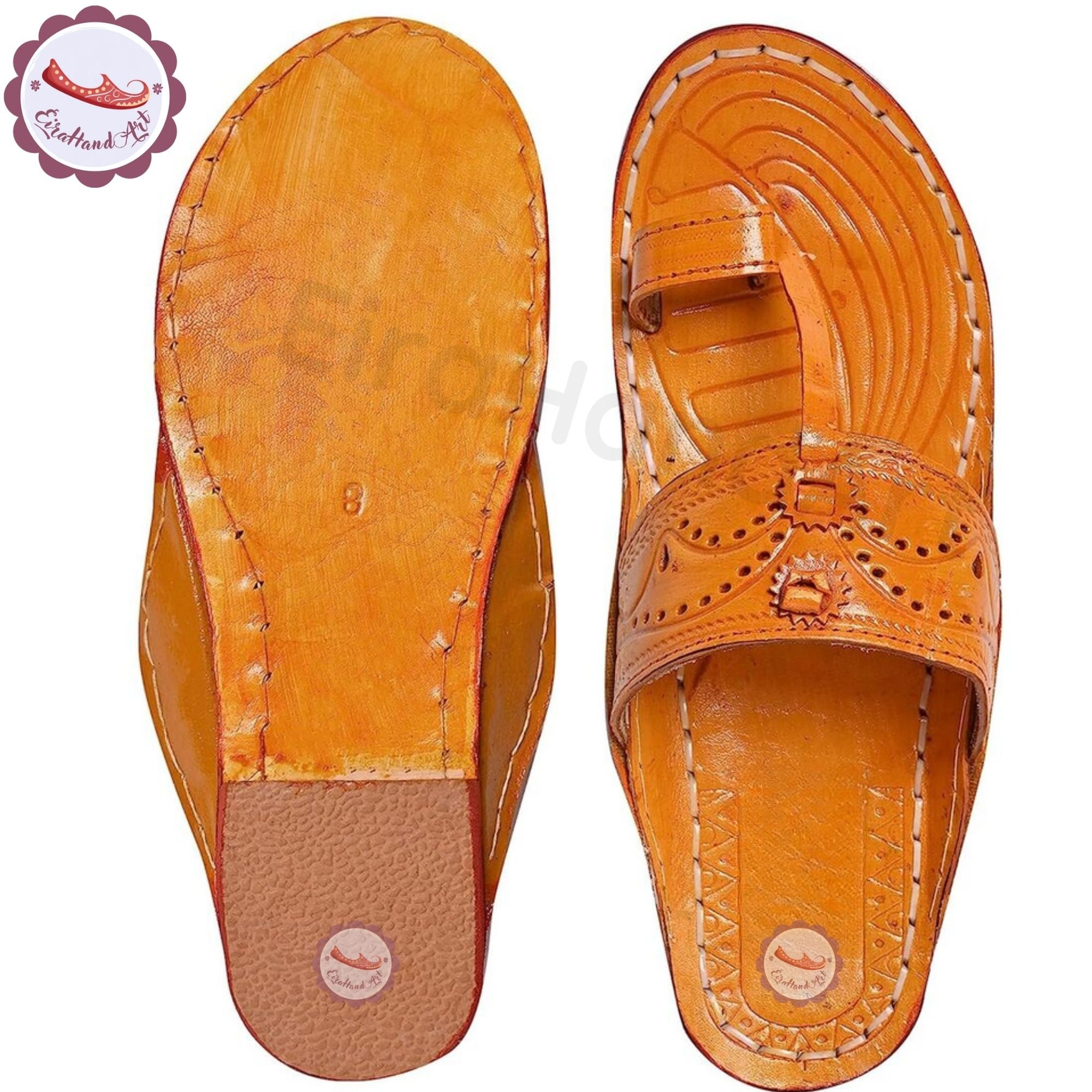 Men's Kolhapuri Chappals Hardcrafted Stylish, Ethinicwear & Dailywear ...