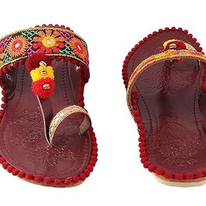 Rajasthani Jaipuri Kolhapuri Ethnic Jutti for Women, Womens Girls ...