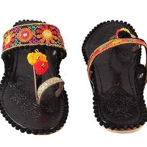 Rajasthani Jaipuri Kolhapuri Ethnic Jutti for Women, Womens Girls ...