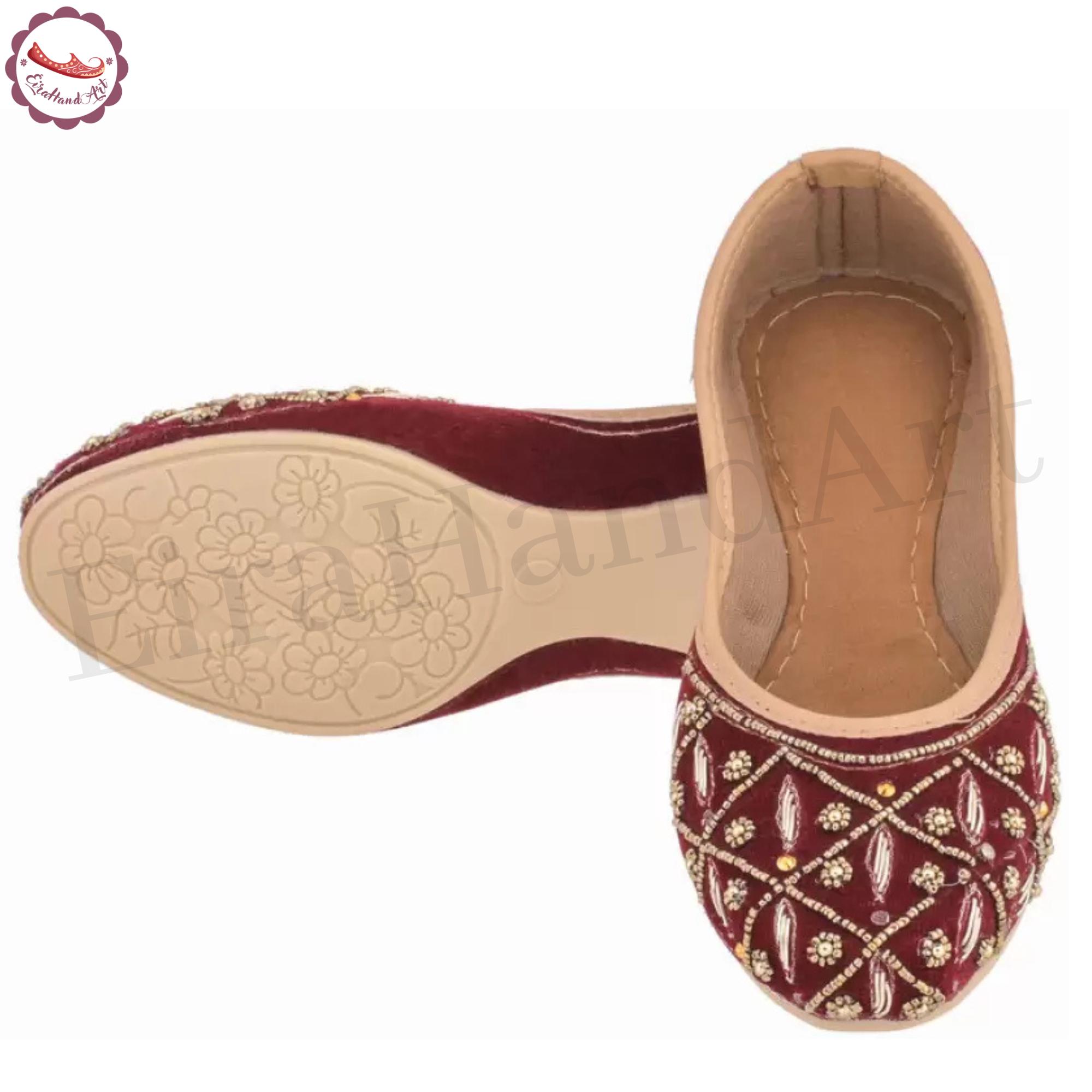 Punjabi Ethnic Wedding Jutti Classic & Fashion Shoe, Jutti for Women ...