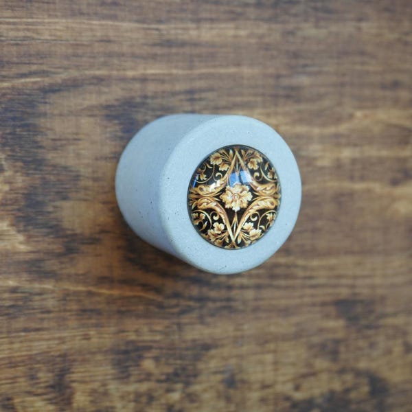 Concrete Knobs - Etsy