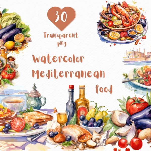 Mediterranean Food - Etsy