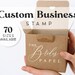 Branding Custom Business Logo Stamp Large Custom Brand Stamp XXL ...