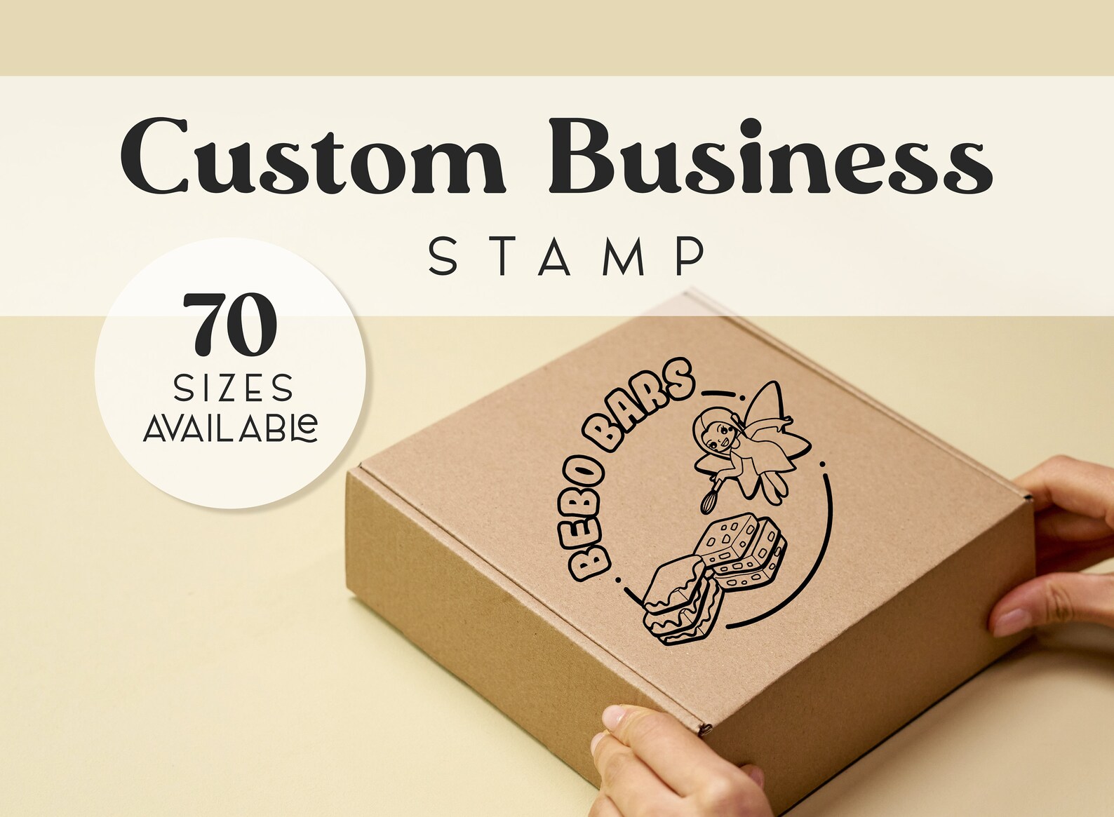 Branding Custom Business Logo Stamp Large Custom Brand Stamp XXL ...