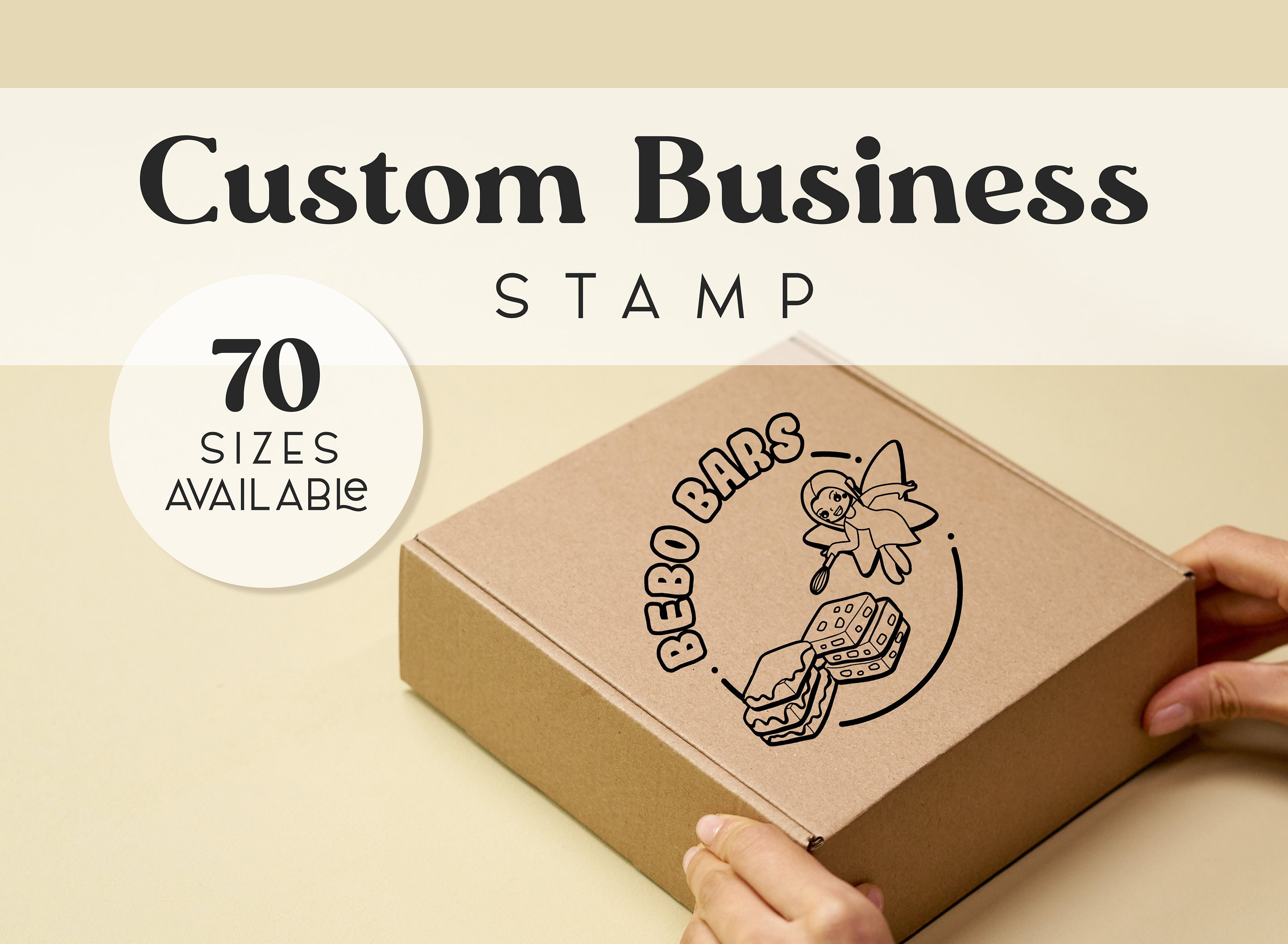 Branding Custom Business Logo Stamp Large Custom Brand Stamp XXL ...