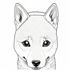 5 Coloring Pages of Cute Dogs | Adults&kids | Digital Download ...