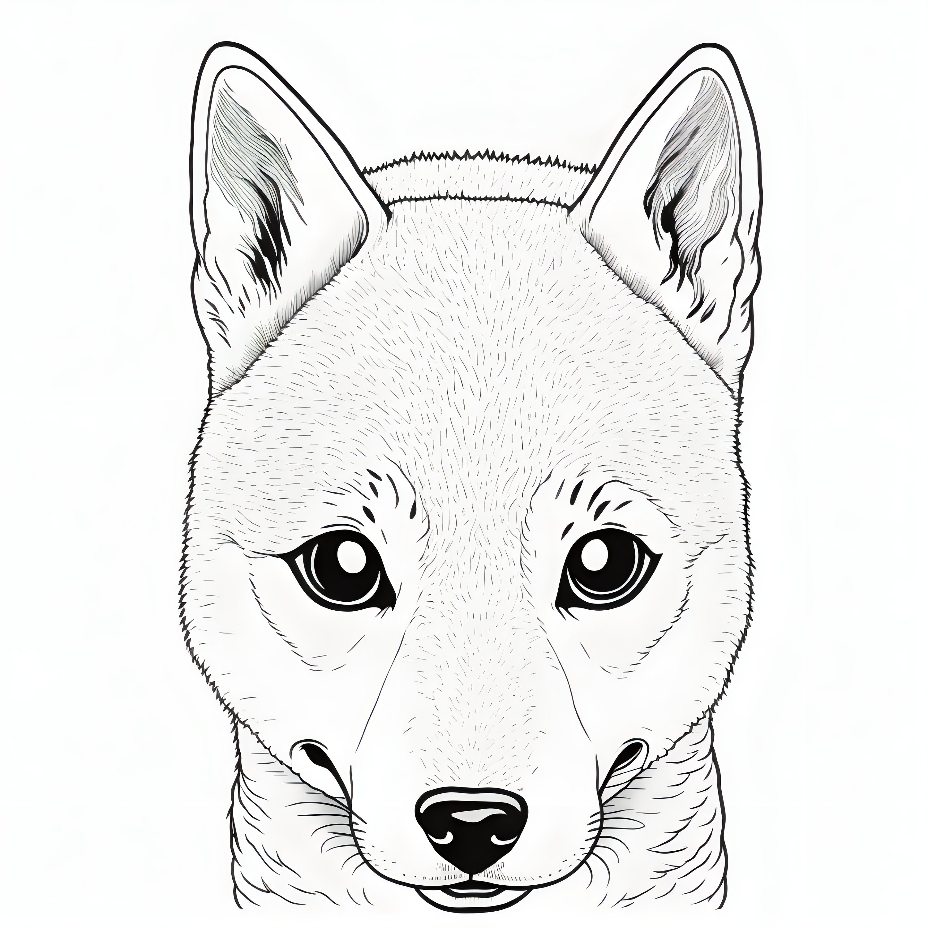 5 Coloring Pages of Cute Dogs | Adults&kids | Digital Download ...