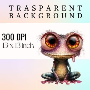 Cute Chibi Toad Clip Art, Cartoon Amphibian Clipart, Adorable Frog PNG ...