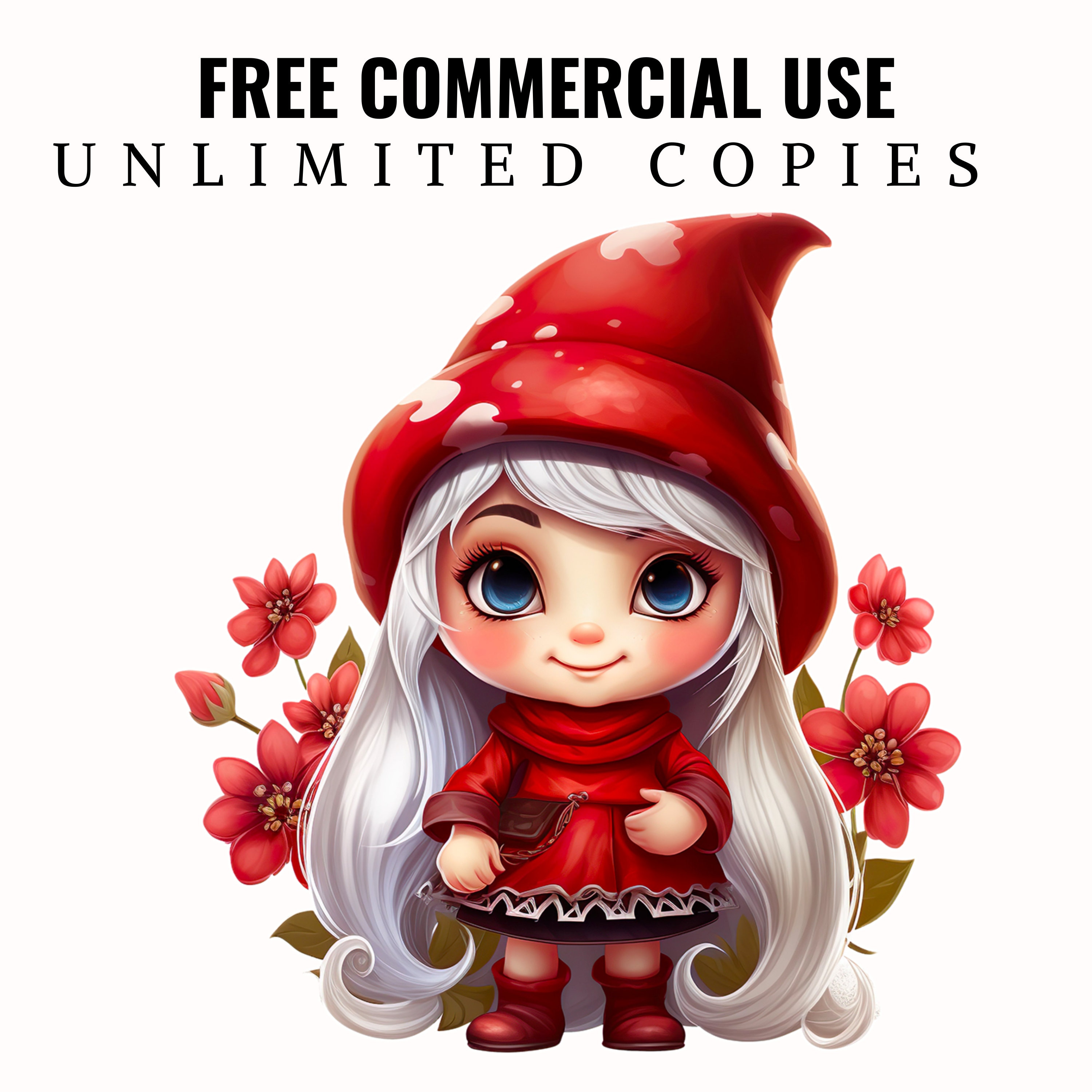 Gnome Gals Clip Art, Gnome Girls Images, High-resolution Gnome ...