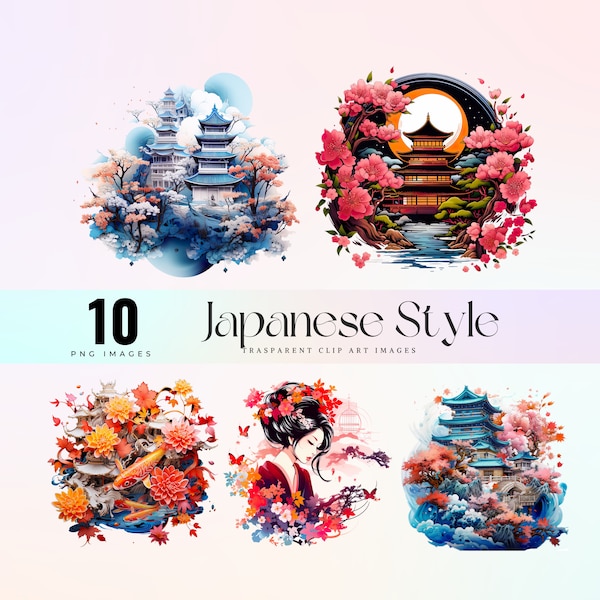Japanese Clip Art - Etsy