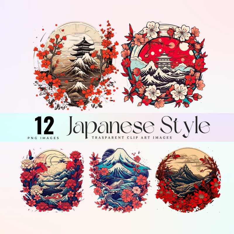 Japanese Clip Art - Etsy