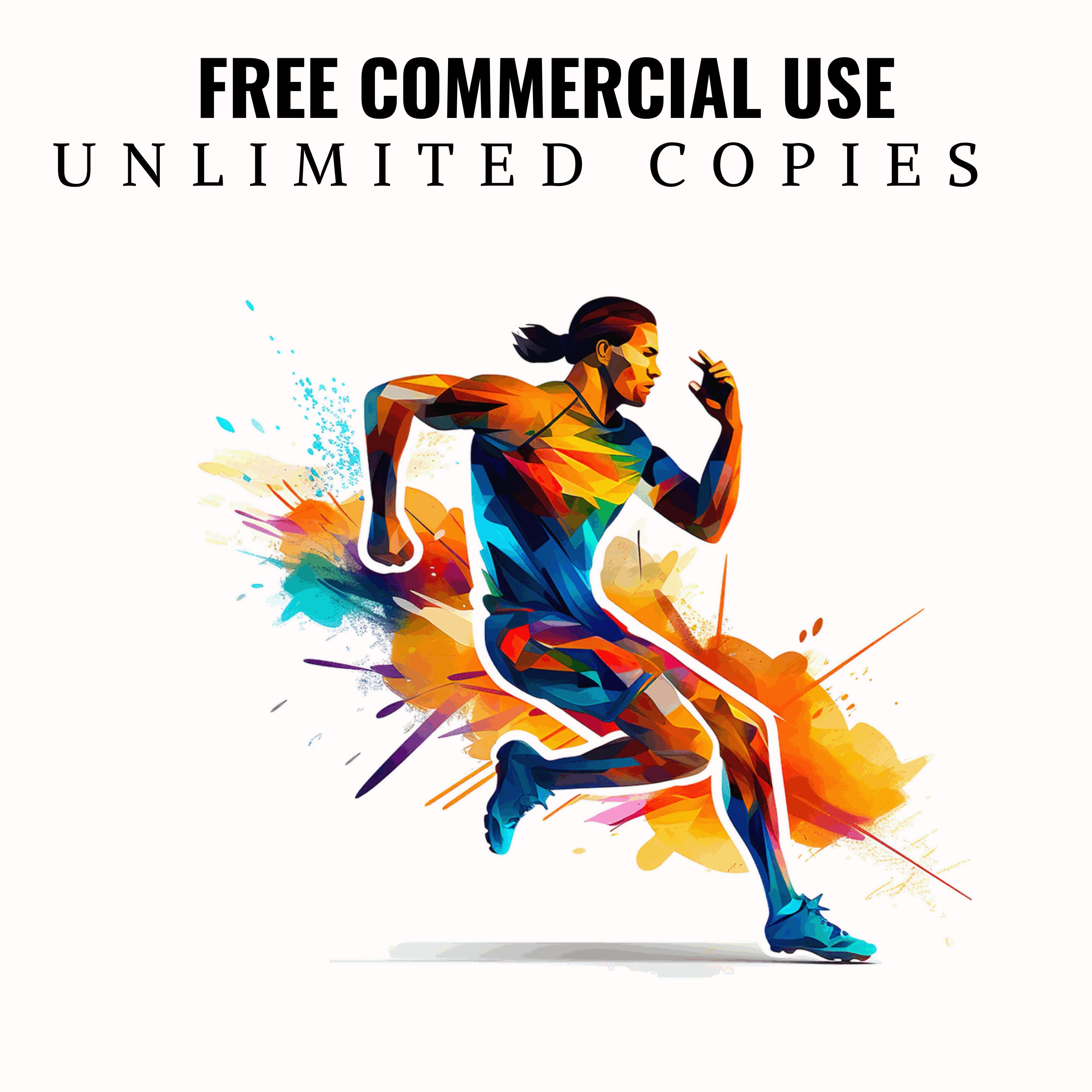 Women Sport Icons Clip Art, Watercolor Lady Athlete Illustration PNG ...