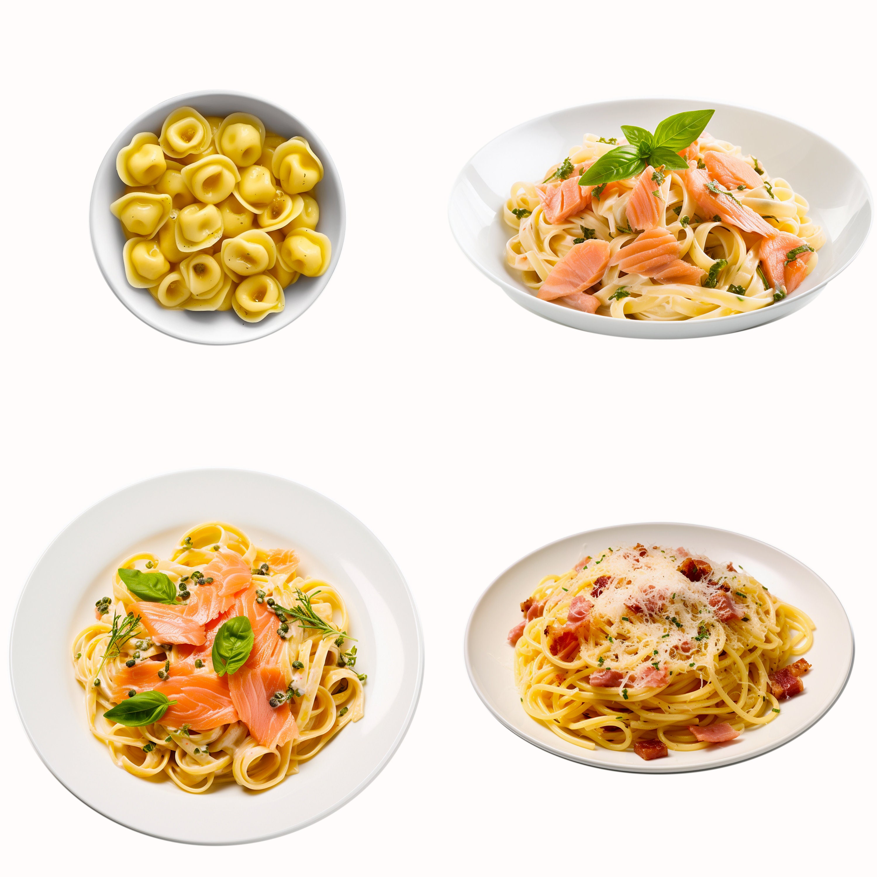 Cute Tasty Italian Pasta Clip Art, Watercolor Delightful Italy Eats ...