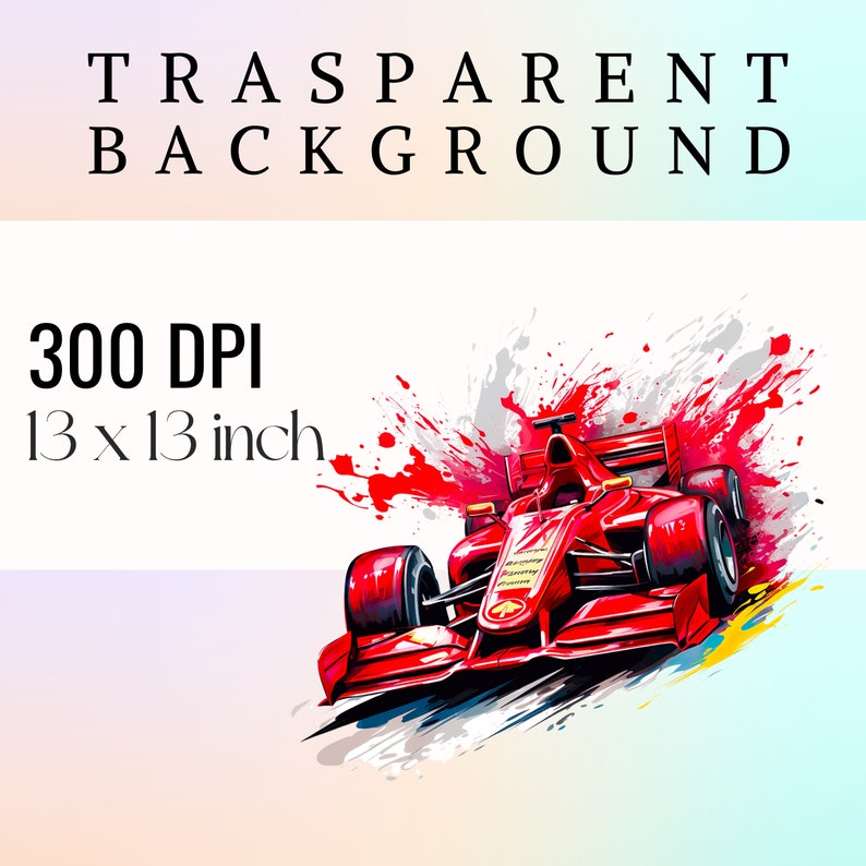 Red Indy Car Clip Art: Race Car Vector Graphics (PNG) - Etsy Ireland