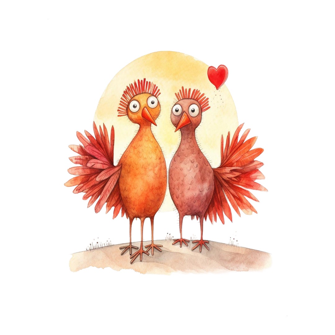 Watercolor Birds Clip Art Cute Birds Clipart Colorful PNG - Etsy