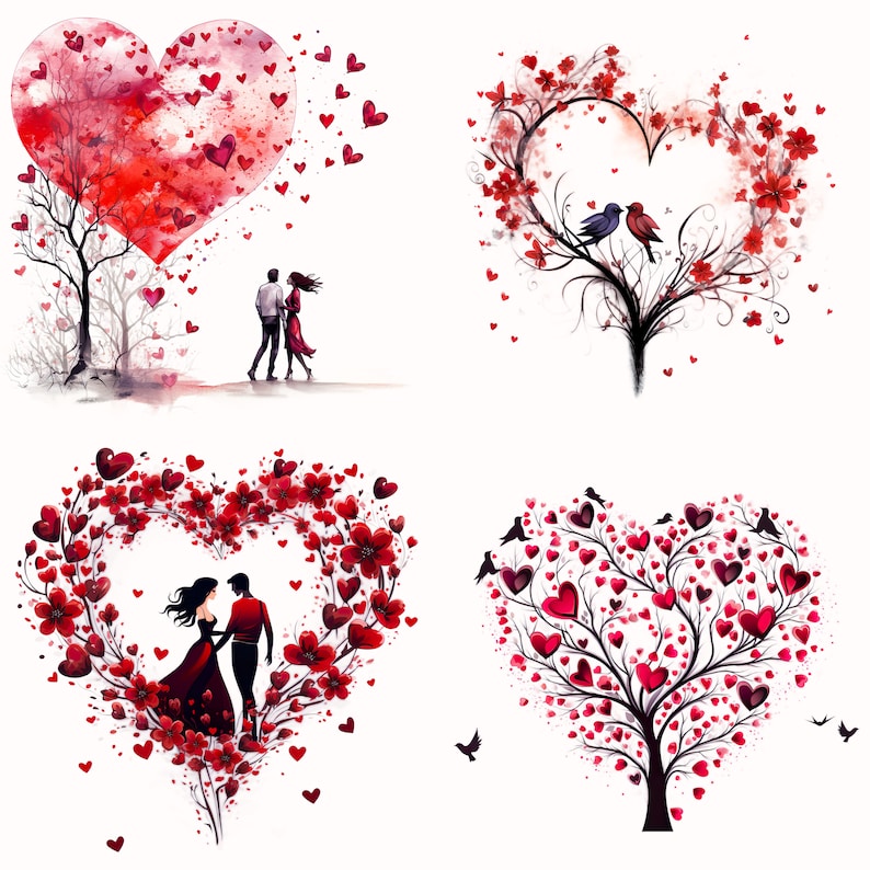 Love Saint Valentine Clip Art, Cute Lovers Illustration PNG, Love ...