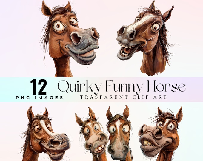Laughing Horse Face Clipart 16 Png, Caricature Pony, Horse Portrait ...