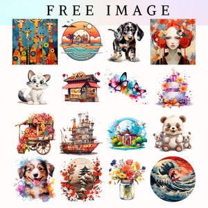 Nice Paper Cats Clip Art, Adorable Multicolored Kittens Image PNG, Cute ...