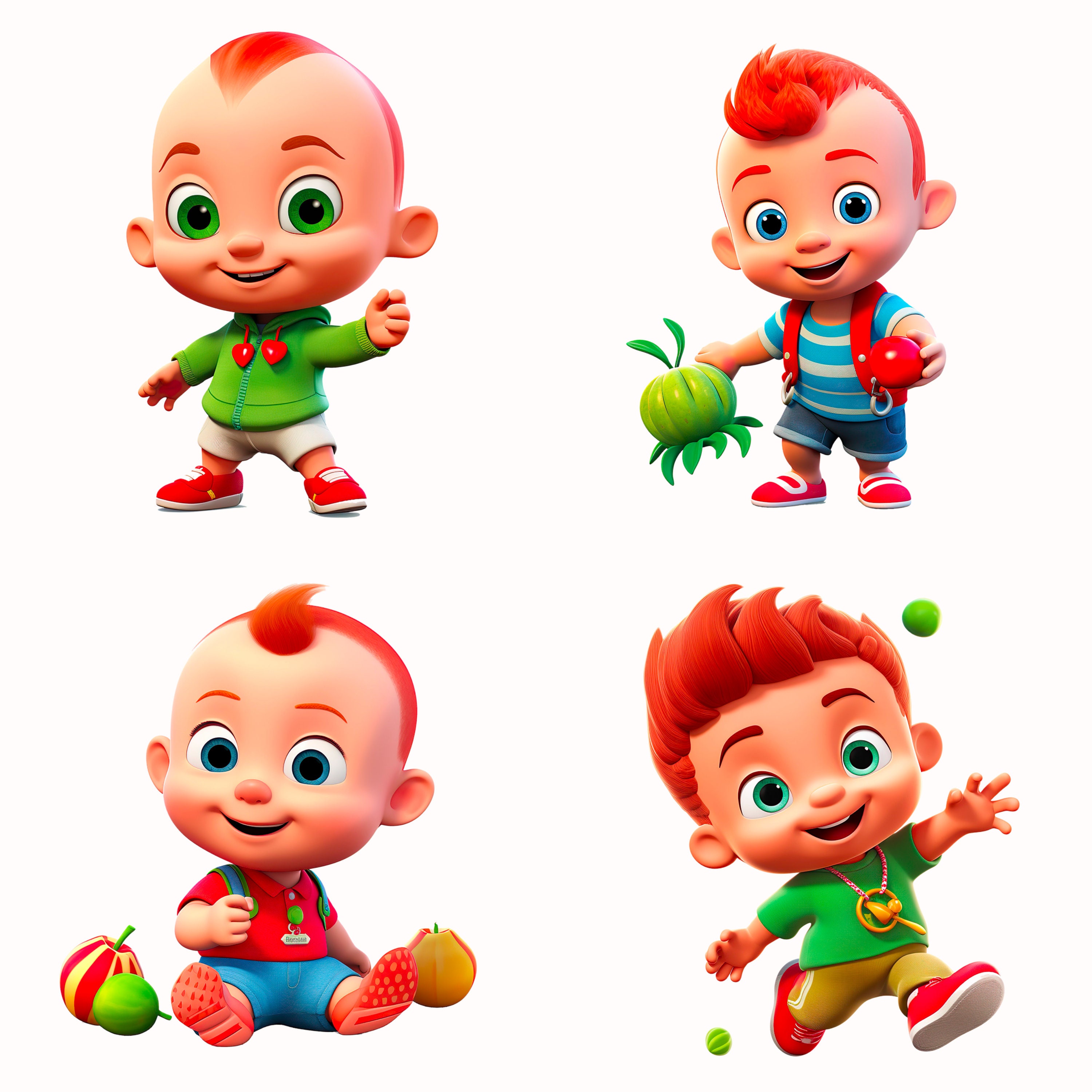 Funny Cartoon Baby Boy Clip Art, Jovial Laughing Kid Illustration PNG ...