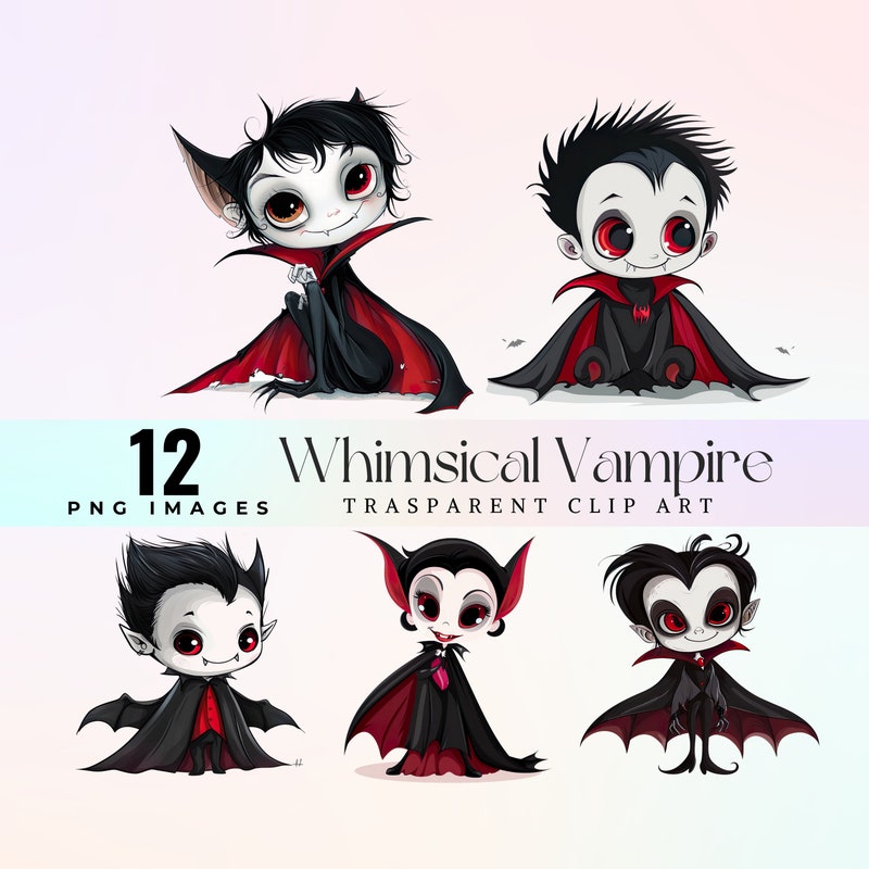 Vampire Clip Art - Etsy