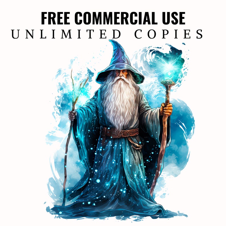 Magic Wizard PNG Clip Art, Funny Sorcerer Illustration PNG, Fantastic ...