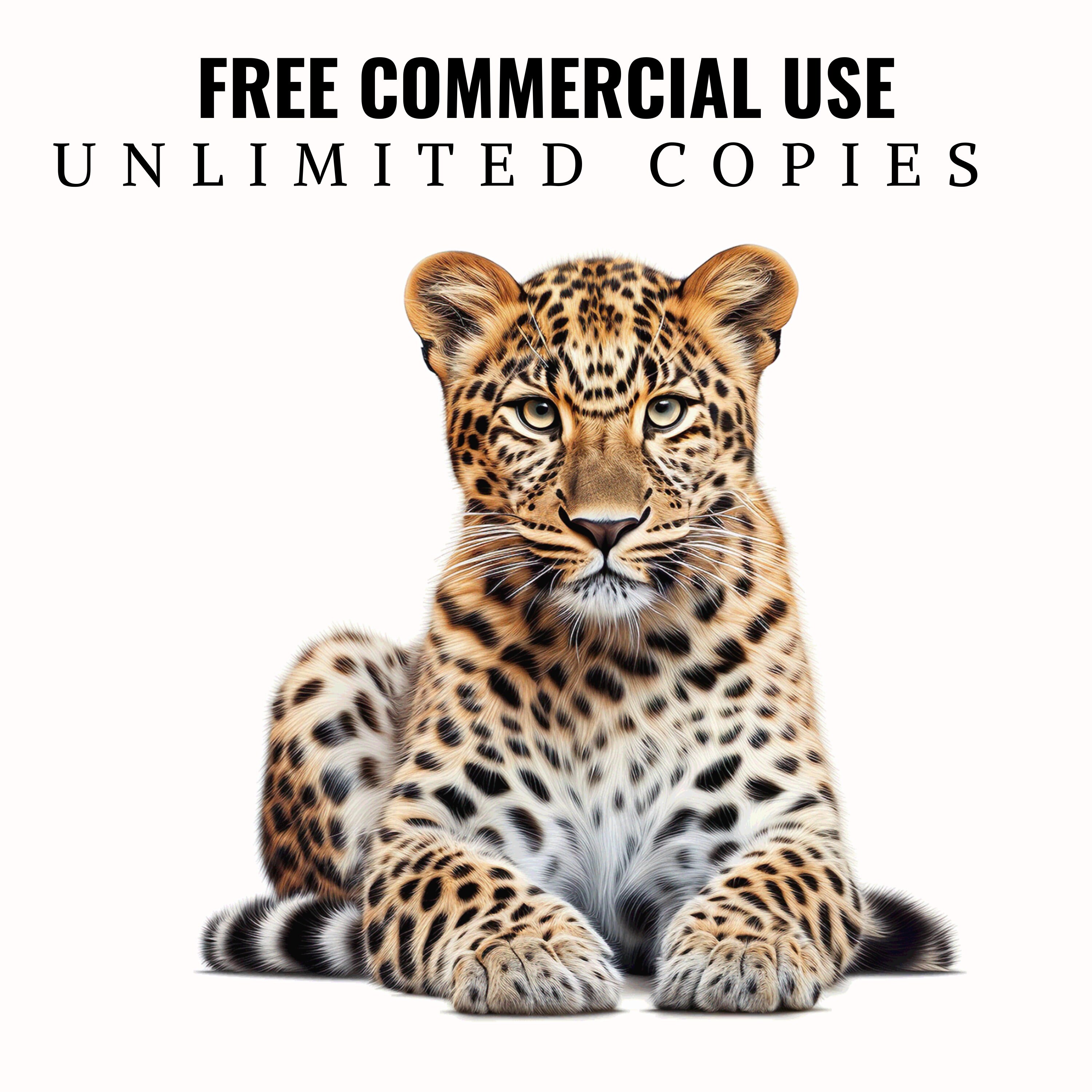 Cute Leopard Clip Art, Watercolor Feline Illustration PNG, Jungle Theme ...