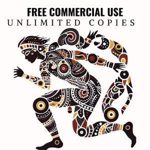 Cute Australian Aboriginal Art Clip Art, Watercolor Indigenous Charm ...