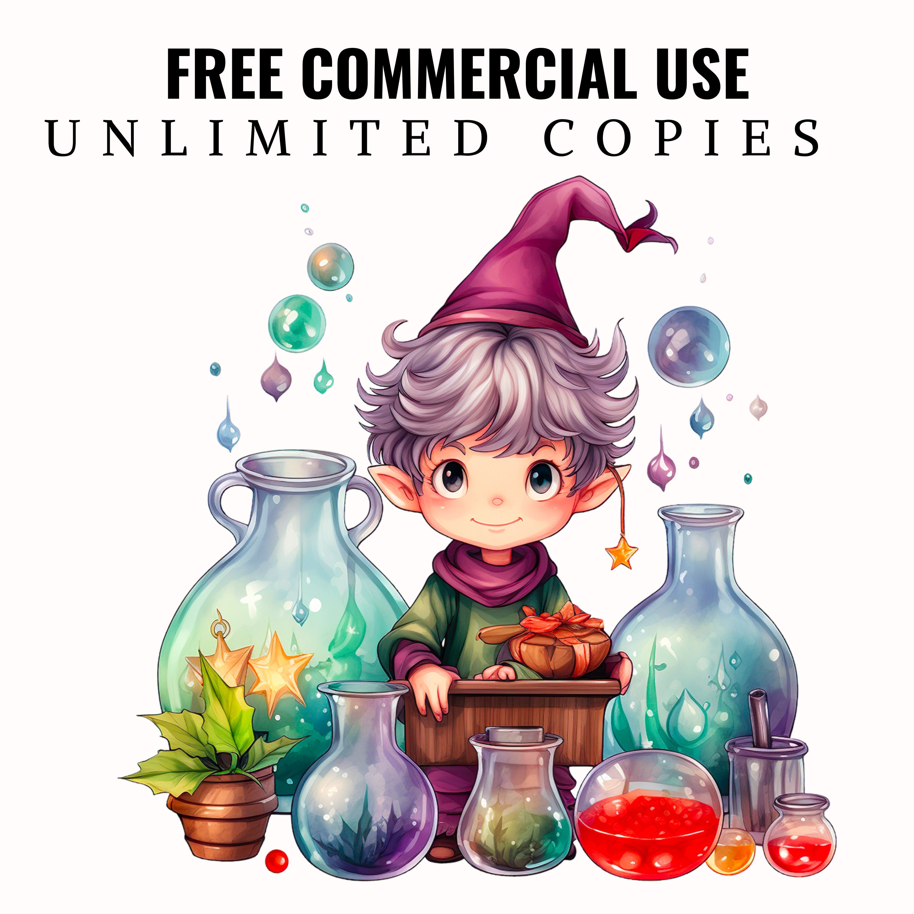 Christmas Elf Clip Art, Watercolor Festive Elf PNG, Cute Holiday Elves ...