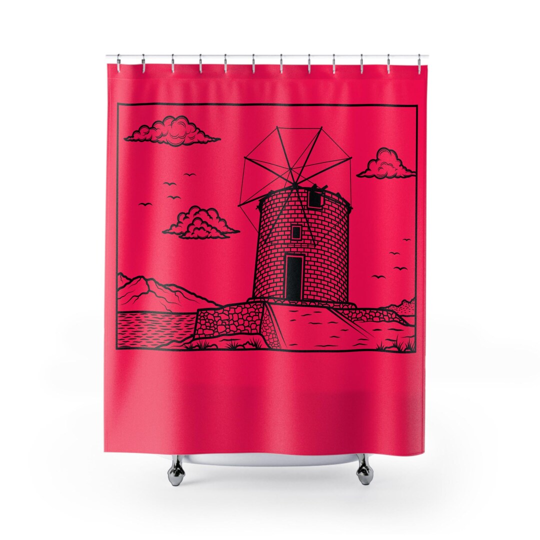 Windmill Shower Curtains - Etsy