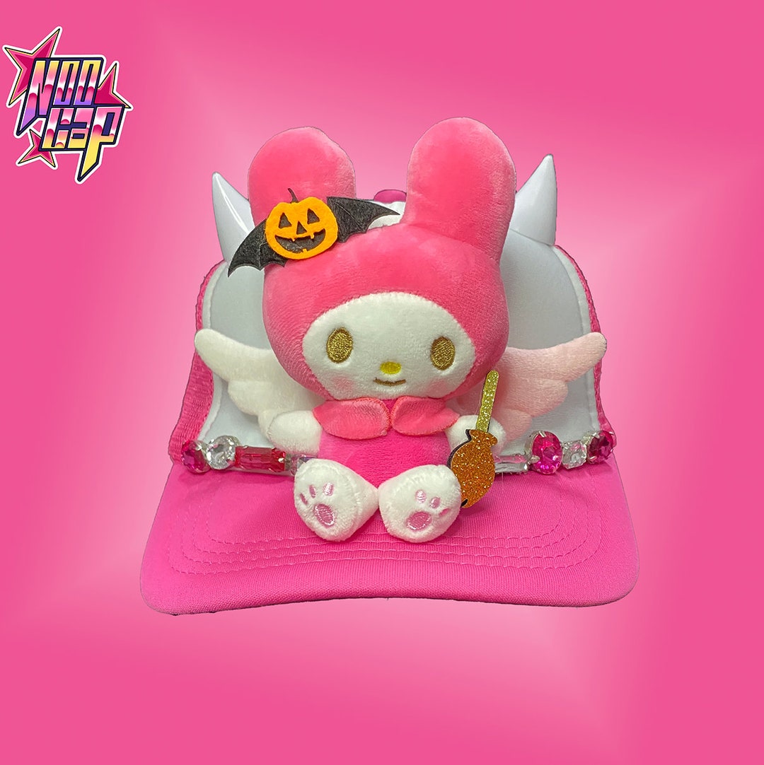 Handmade My Melody Cap Y2K Kawaii Cute Sanrio Anime Kuromi - Etsy UK