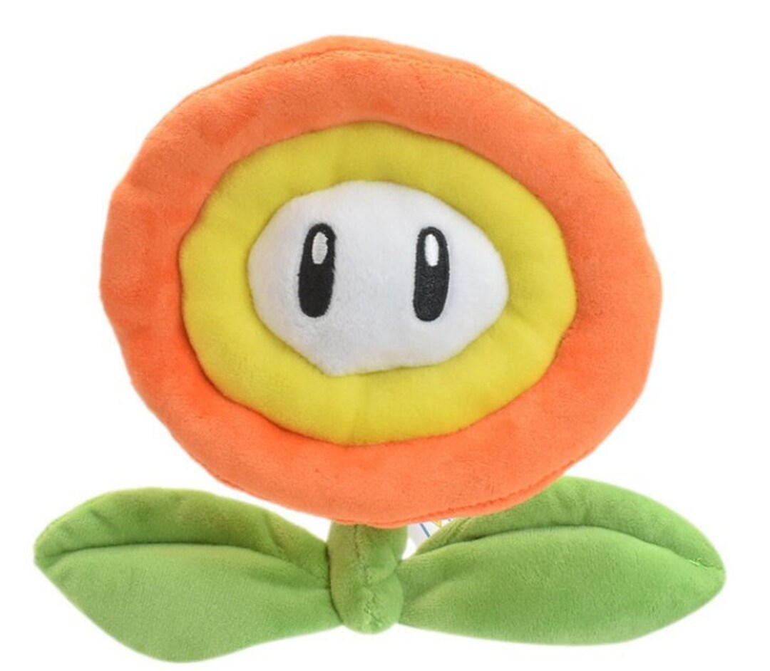 Super Mario Bros Fire Flower Plant Plush Toys Game for Fans of - Etsy