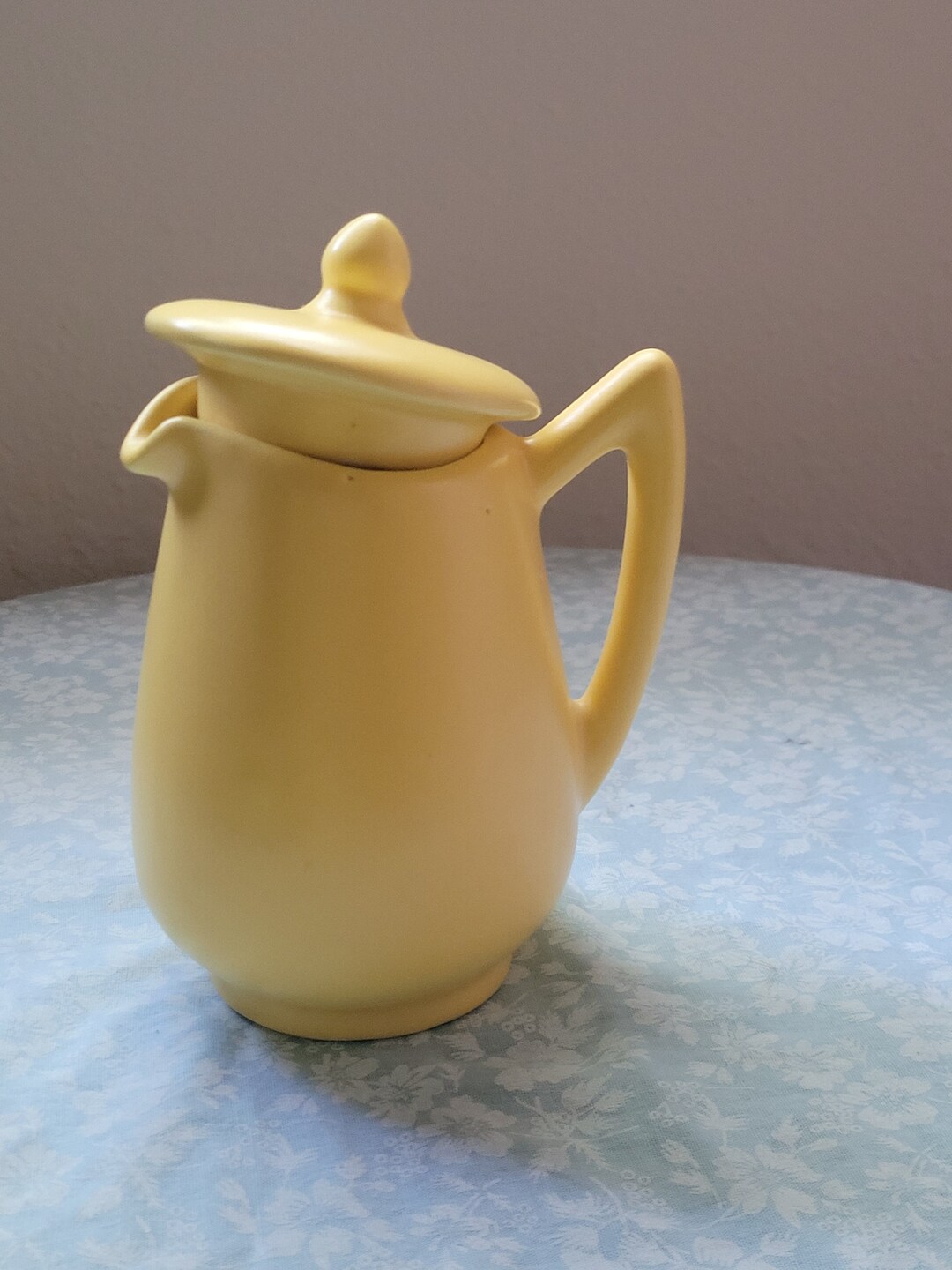Vintage MCM Ceramic Teapot - Etsy