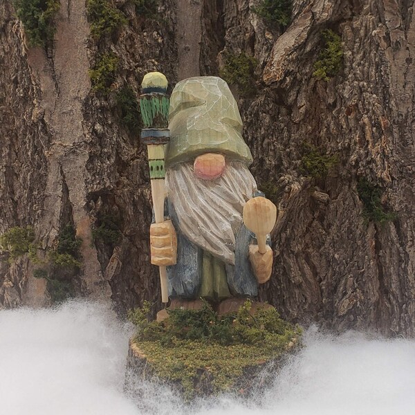 Hand Carved Gnomes - Etsy
