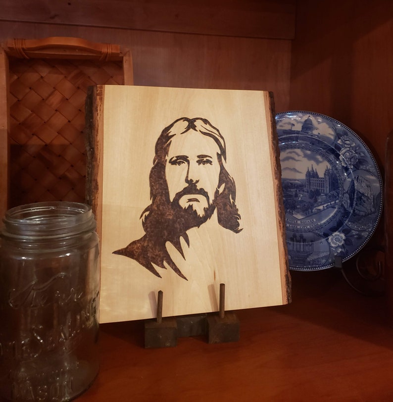 Jesus Christ Wood Burning Artwork , Jesus Christ Art, Jesus Christ ...
