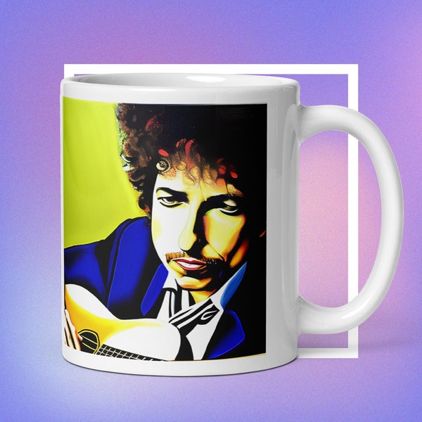 Bob Dylan Glass Etsy