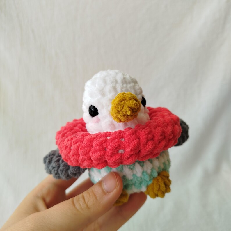 Amigurumi Seagull Pattern PDF – “little Seagull” Crochet Doll | Easy ...