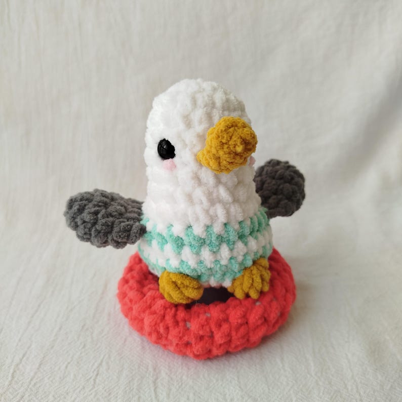 Amigurumi Seagull Pattern PDF – “little Seagull” Crochet Doll | Easy ...