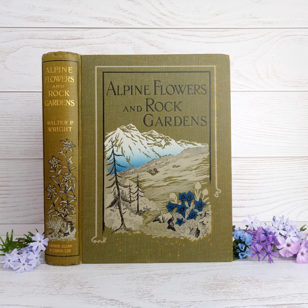 1920s Alpine Flowers and Rock Gardens by Walter P Wright, Charming ...