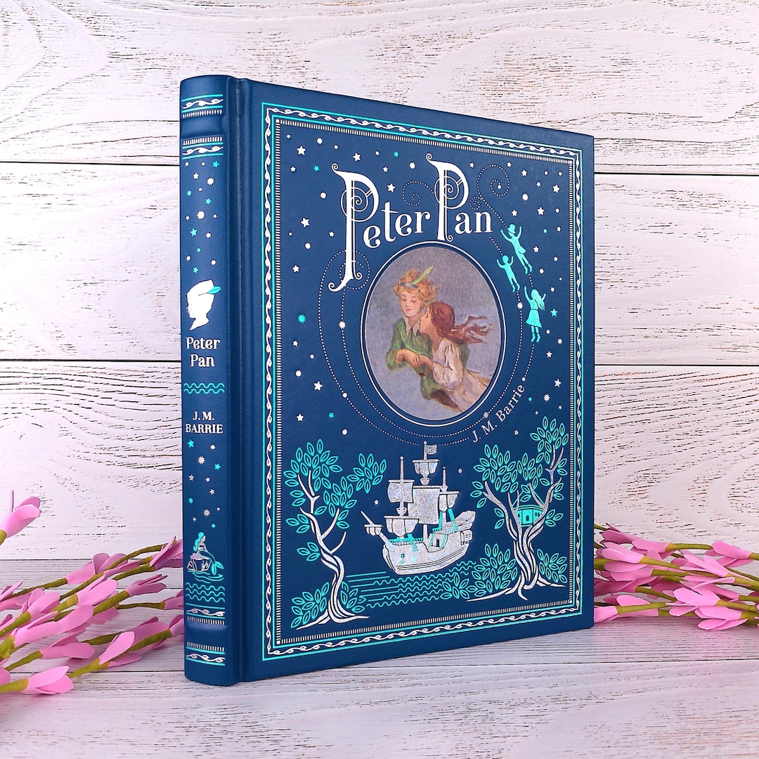 J M Barrie, Peter Pan, Gift Book Edition, Blue and Silver Decorative ...