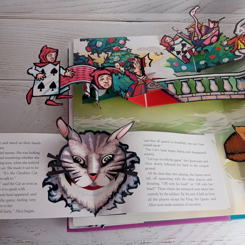 Lewis Carroll Alice's Adventures in Wonderland POP-UP BOOK Fabulous and ...