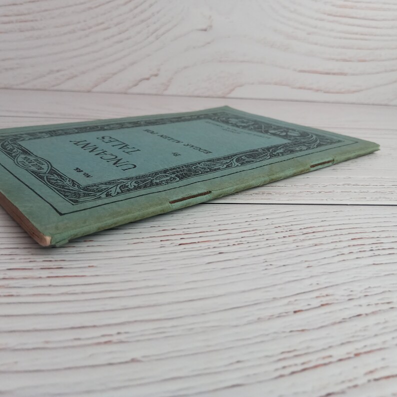 Edgar Allan Poe Uncanny Tales 64 Pages of a Rare Gem Format - Vintage ...