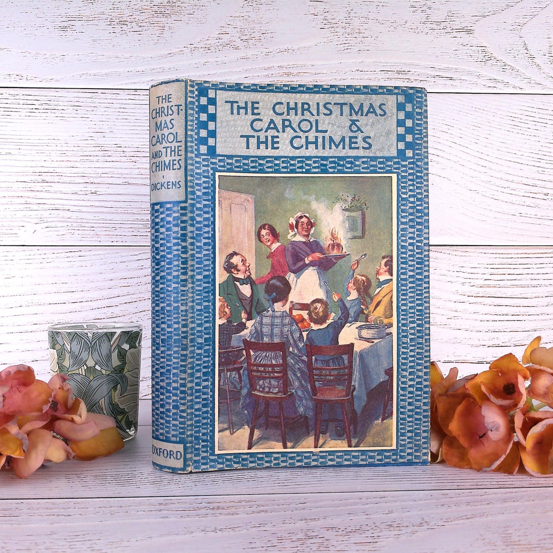 Charles Dickens, A Christmas Carol / the Chimes, Lovely 1943 Vintage ...